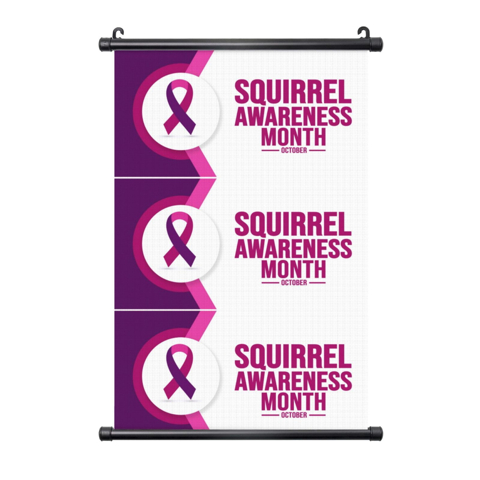Squirrel Awareness Month Poster Wall Art Banner Backdrop Prints Posters ...