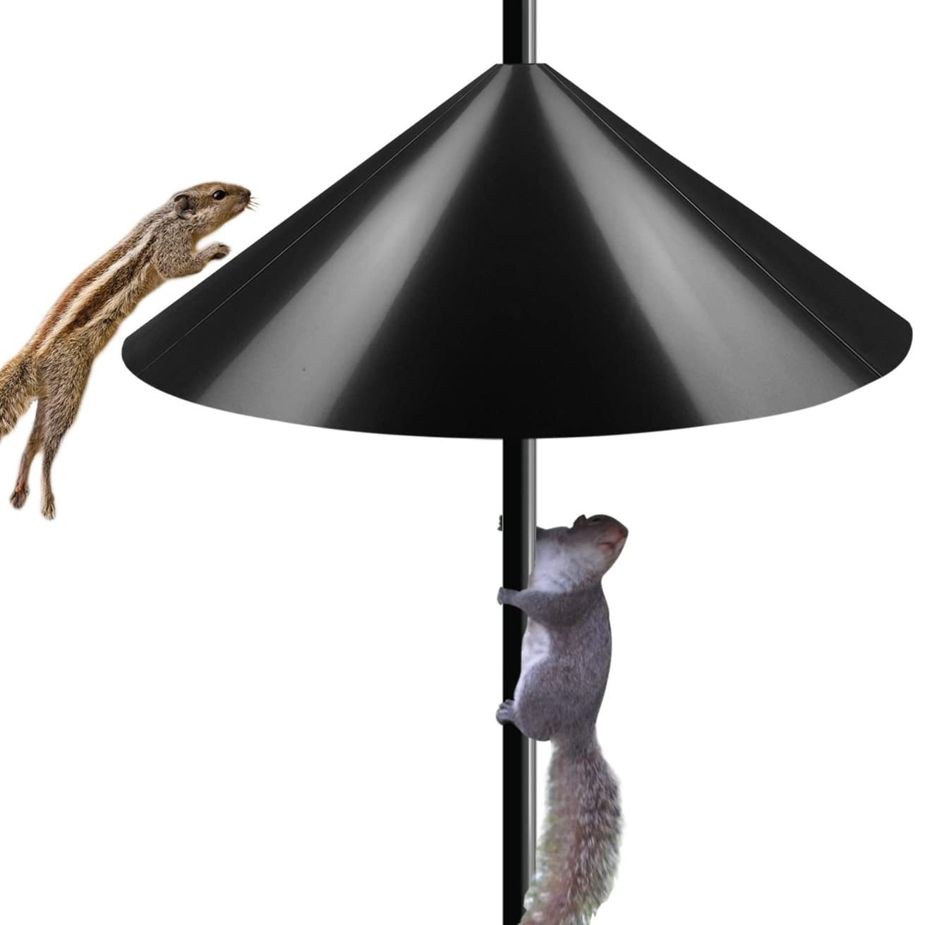 Squirrel Baffle Kit, Professional Squirrel Flapper Galvanized Steel ...