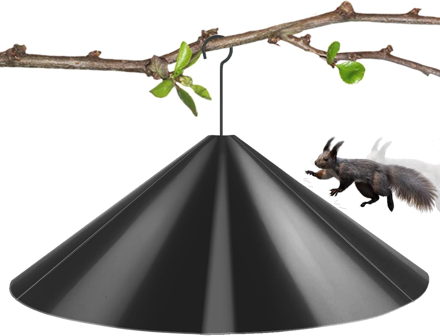 Squirrel Baffle, Plastic Squirrel Proof Baffle, 19inch Wide Squirrel ...