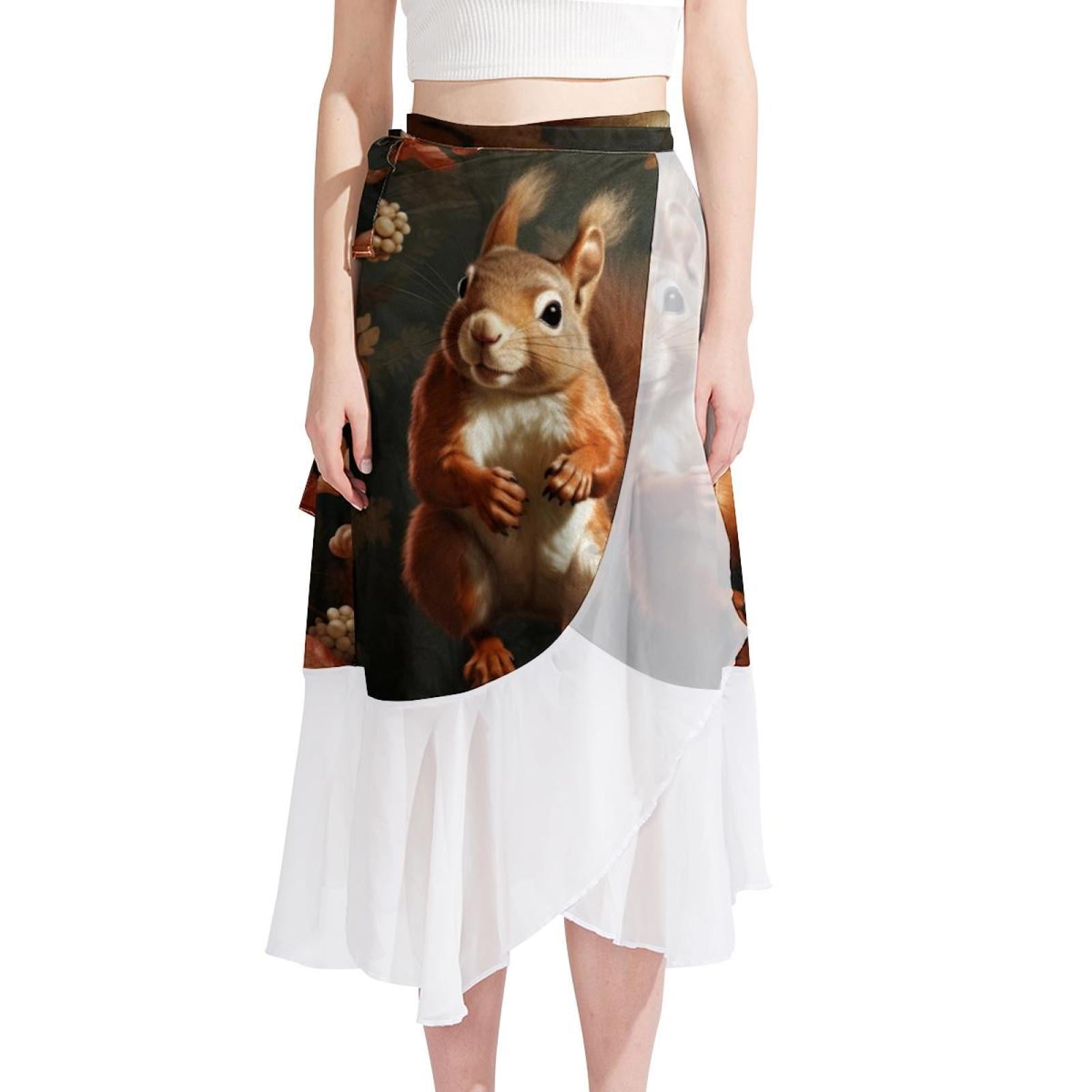 Squirrel Chiffon Beach Dresses for Women, Stylish Summer Dresses for ...