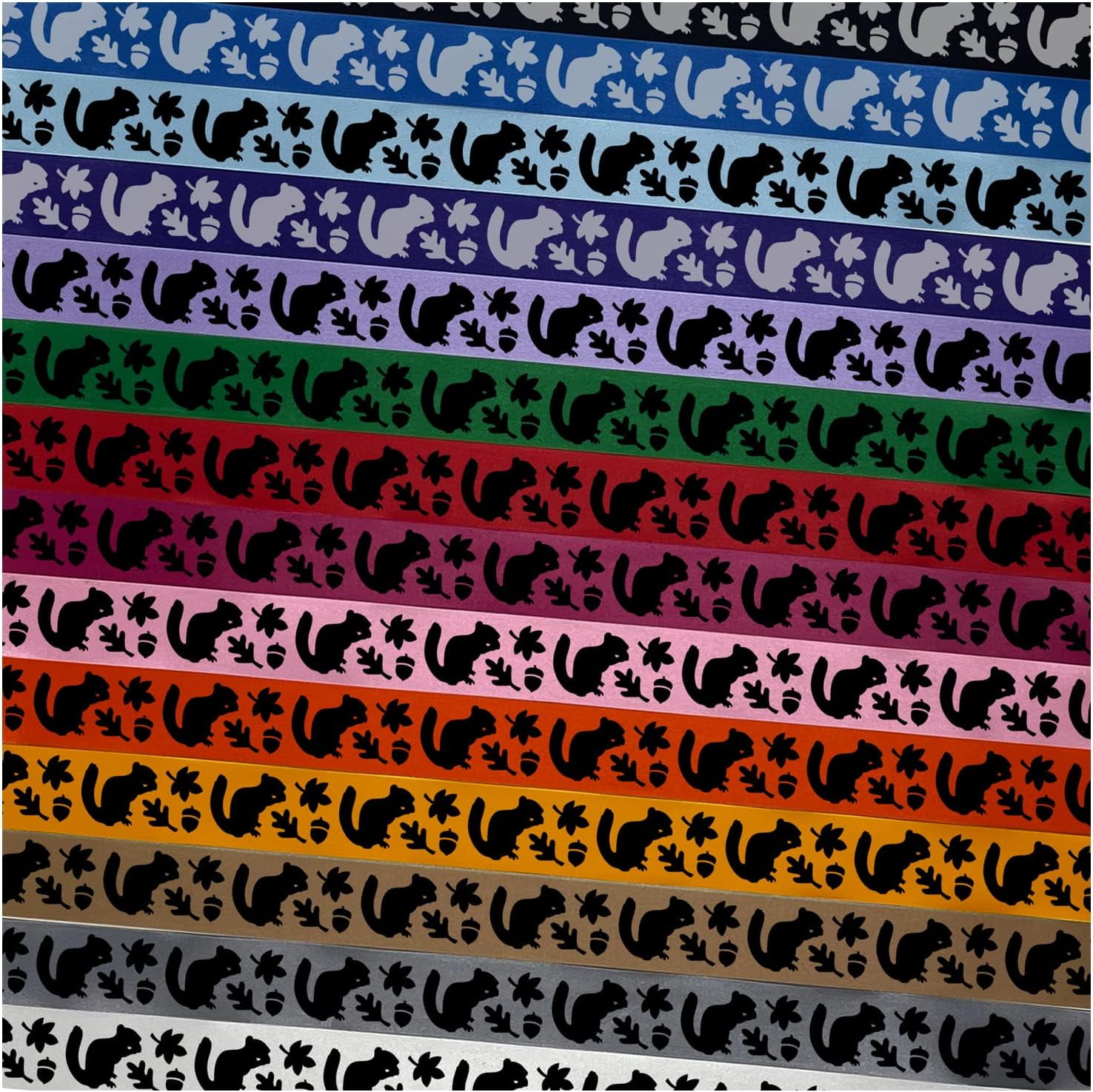 Squirrel Chipmunk Eating Solid Ribbon for Bows Gift Wrapping DIY Craft ...