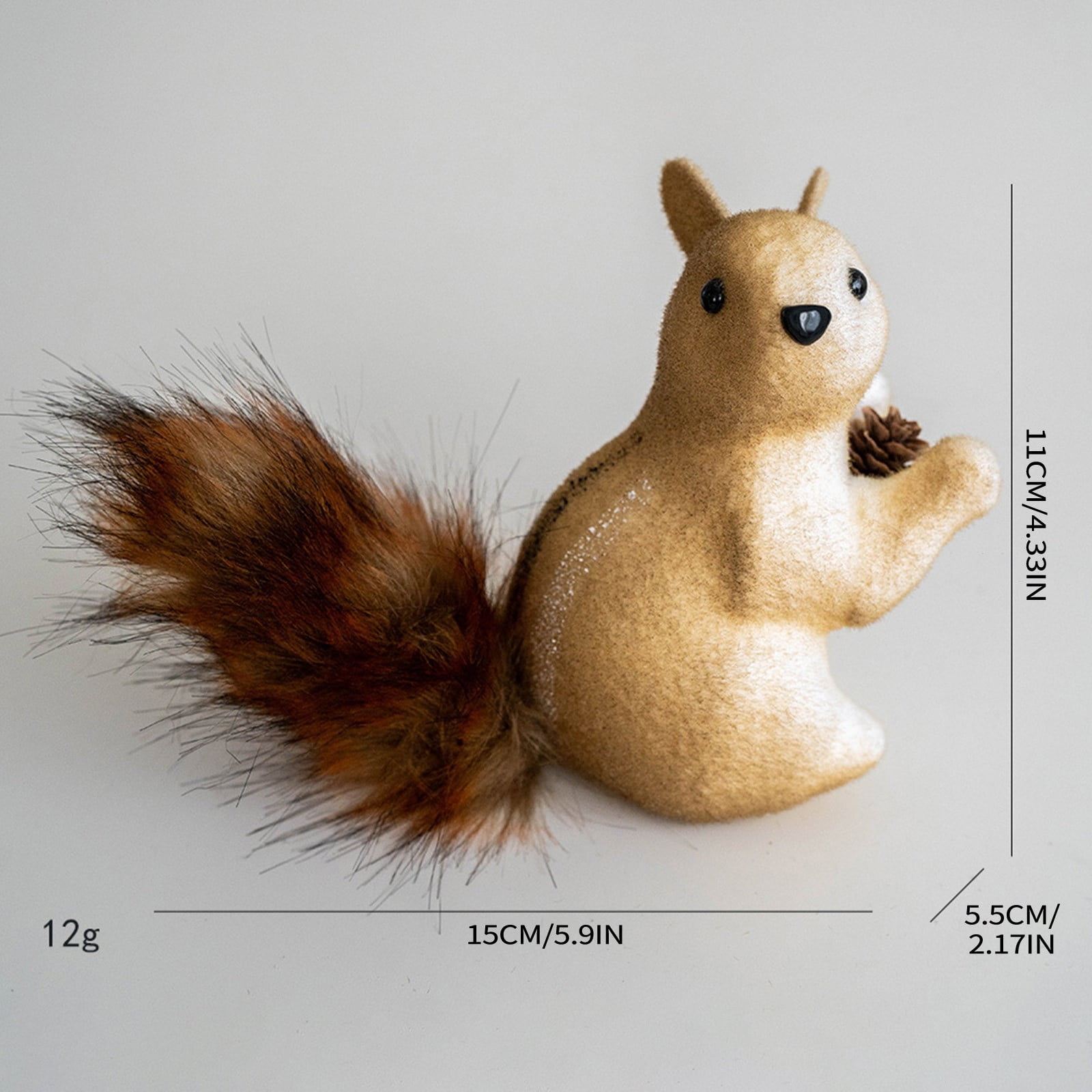 Squirrel Christmas Tree Decorations – Foam and Fluff Christmas Tree ...