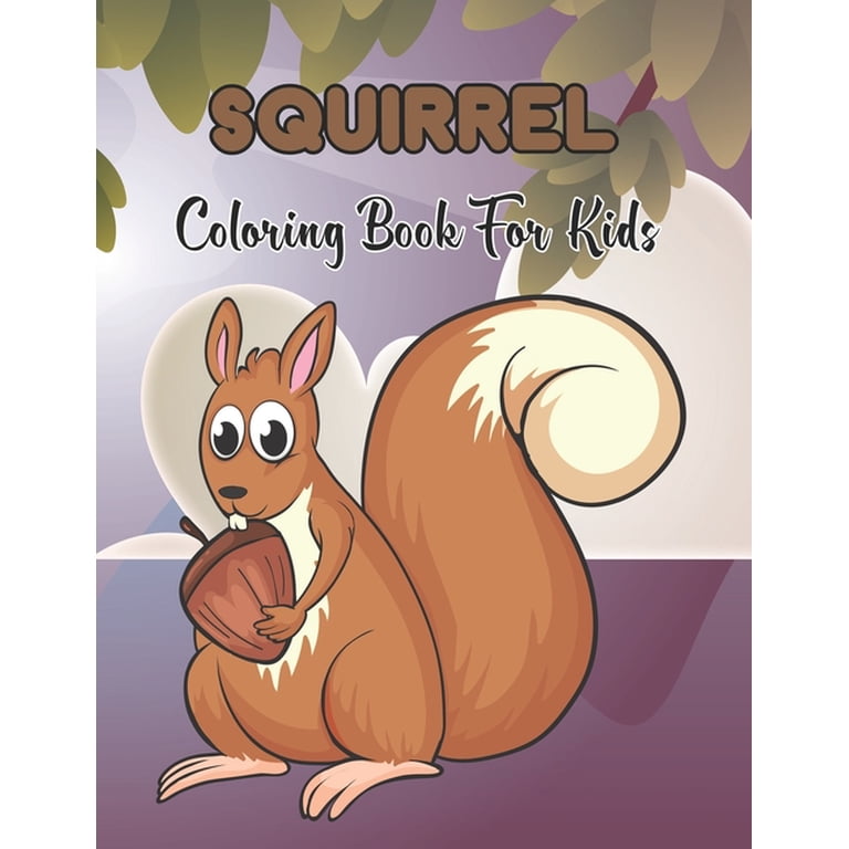 Cute Squirrel Coloring Pages