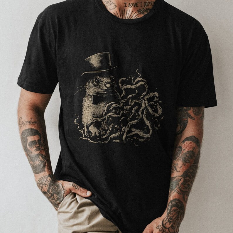 Squirrel Conductor Tee, Fun Music Lover, Unique Squirrel, Cool Animal ...