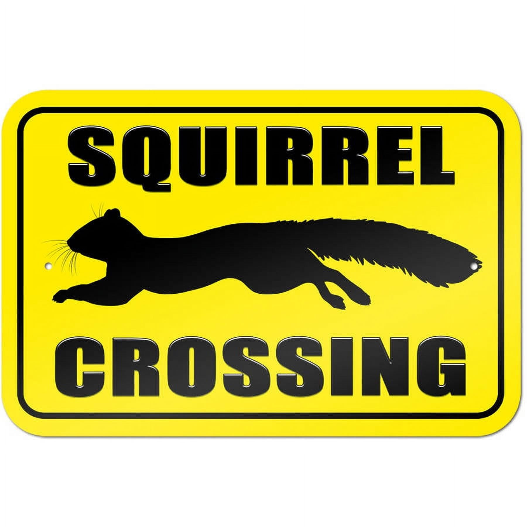 Squirrel Crossing Sign - Walmart.com