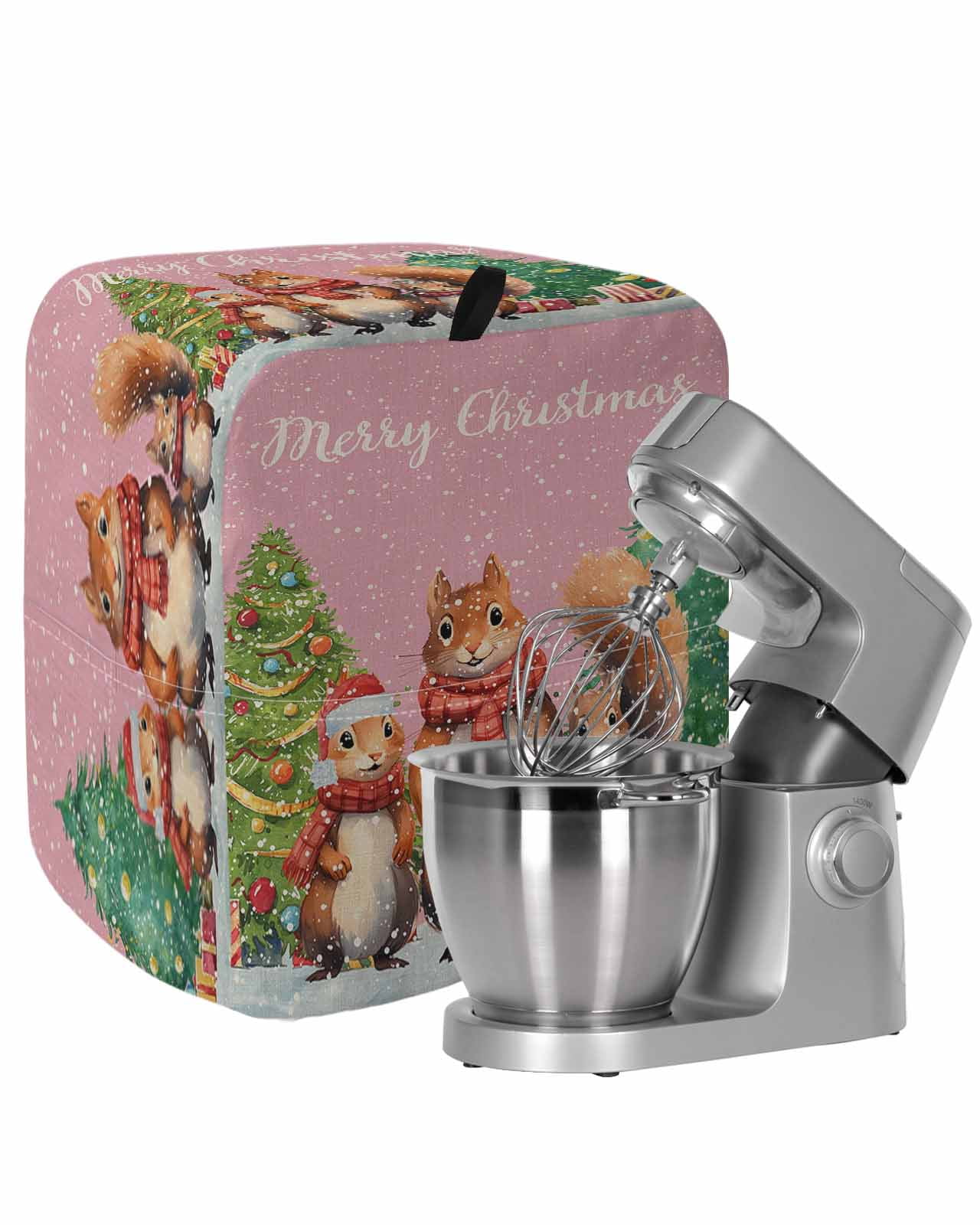 Squirrel Family, Stand Mixer Dust Cover with Storage Pocket & Handles ...