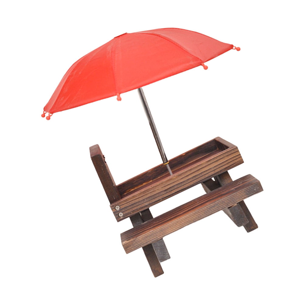 Squirrel Feeder Chipmunk Animal Bird Feeders Mini Food Picnic Table for ...