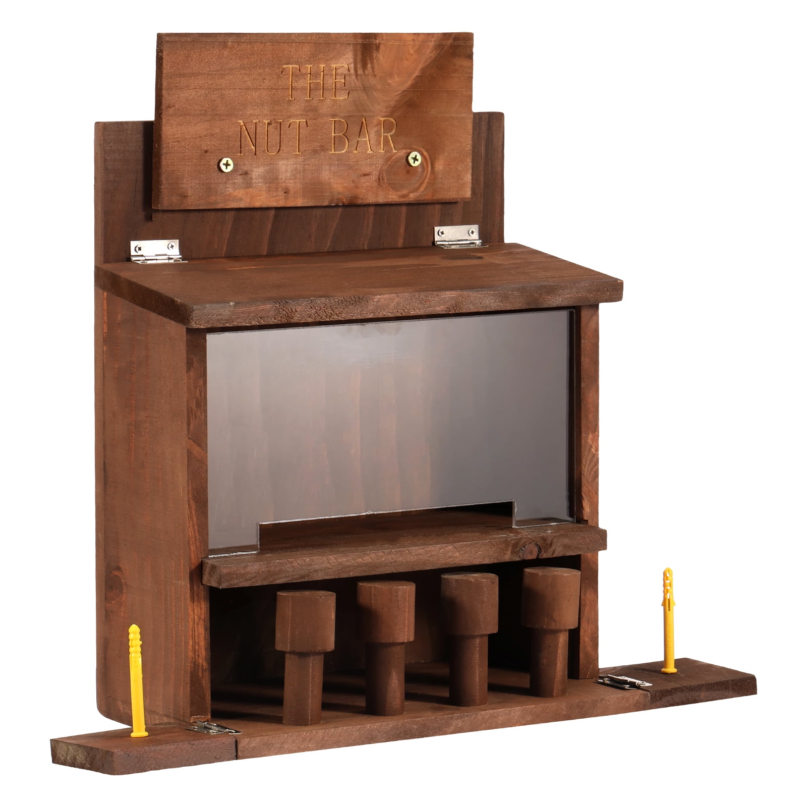 Squirrel Feeder Sturdy Easy to Install Squirrel Picnic Table Feeder ...