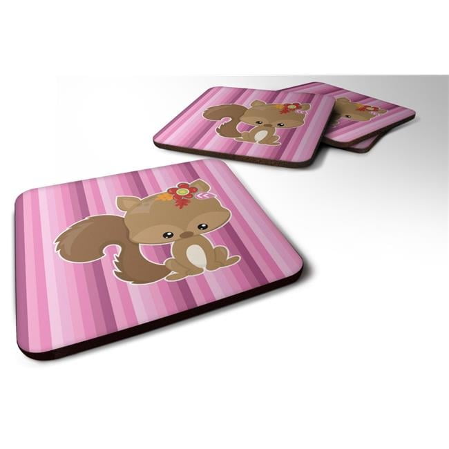 Squirrel Foam Coasters - Set of 4 - Walmart.com