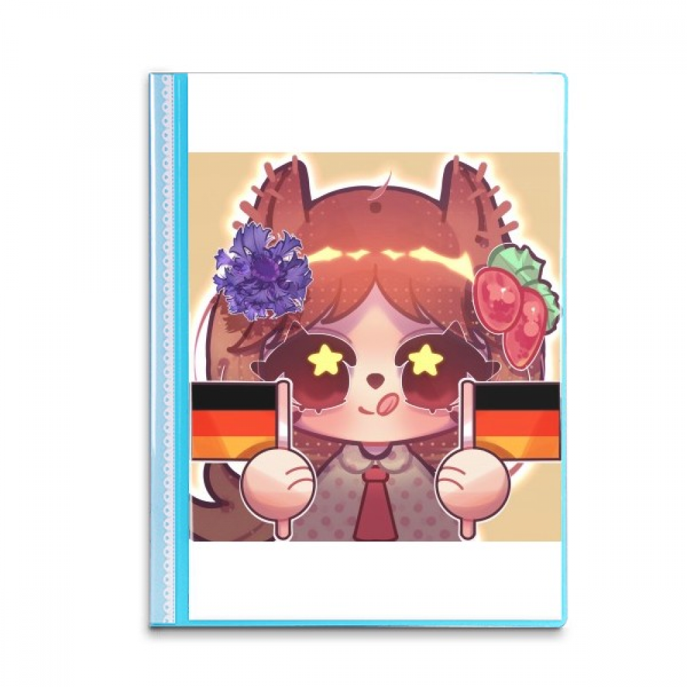 Squirrel Germany Flag Cornflower Book Sheet Protectors Portfolio Binder ...