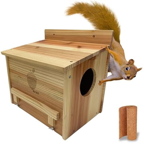 Squirrel House - Squirrel Houses for Outside Nesting, Squirrel Nesting ...