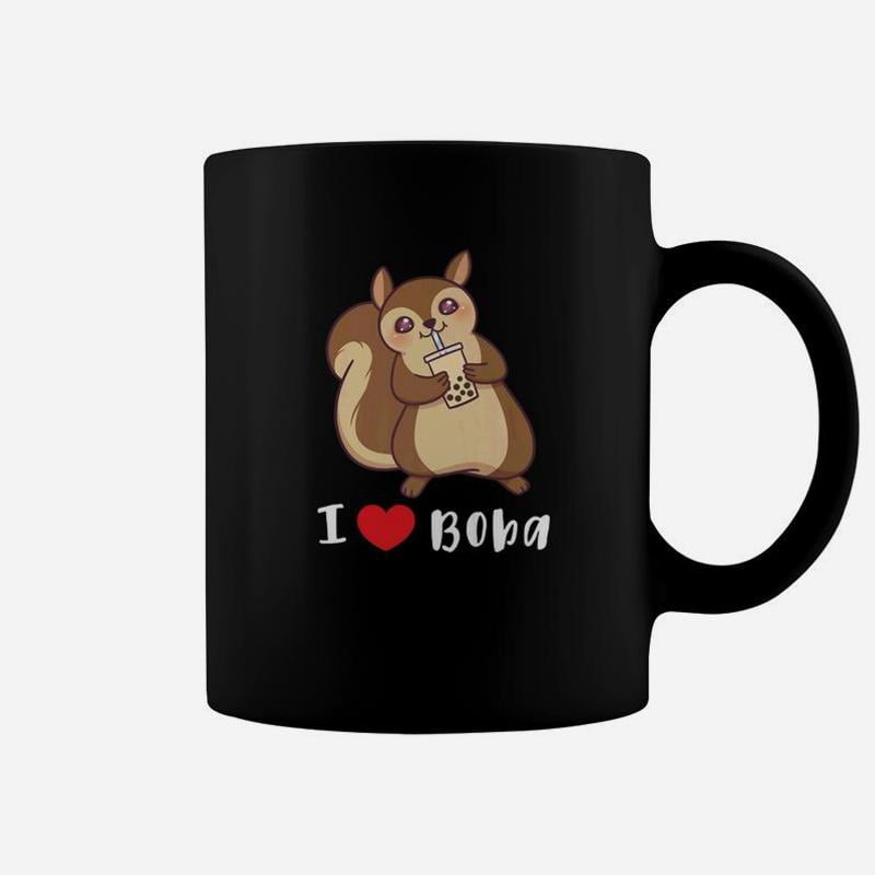 Squirrel I Love Boba Bubble Milk Tea Funny Gift Cute Coffee - Walmart.com
