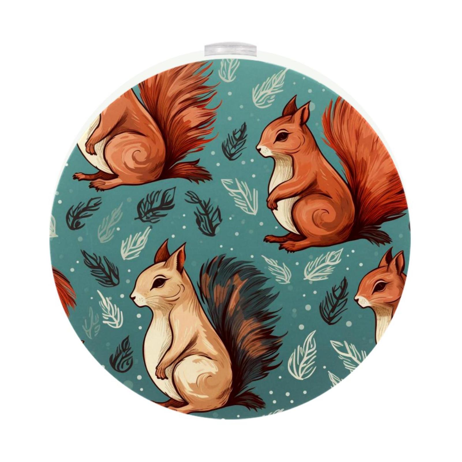 Squirrel LED Round Night Light-2PCS: Bright and Energy Efficient ...