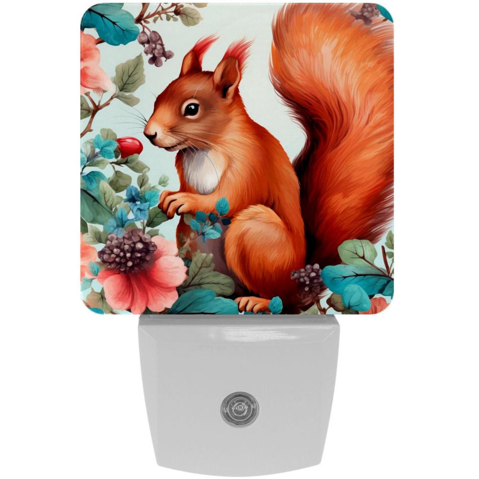 Squirrel LED Square Night Light - Energy Efficient and Stylish ...