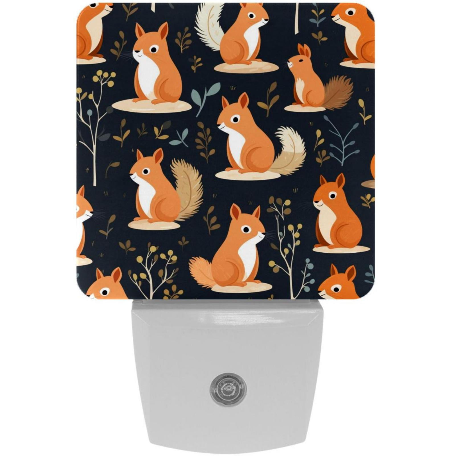 Squirrel LED Square Night Light - Energy Efficient and Stylish ...
