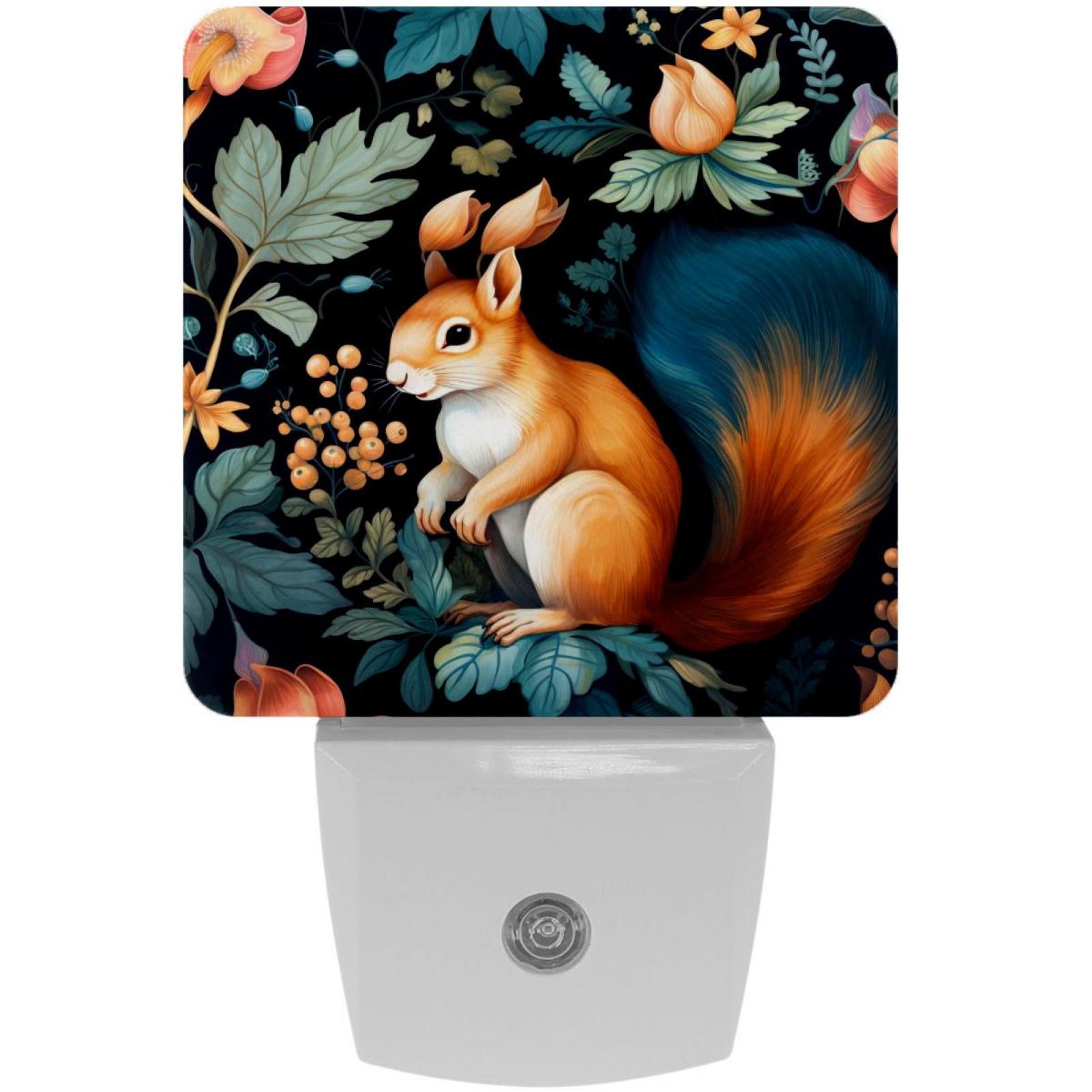 Squirrel LED Square Night Lights - Energy Efficient and Sleek Design ...