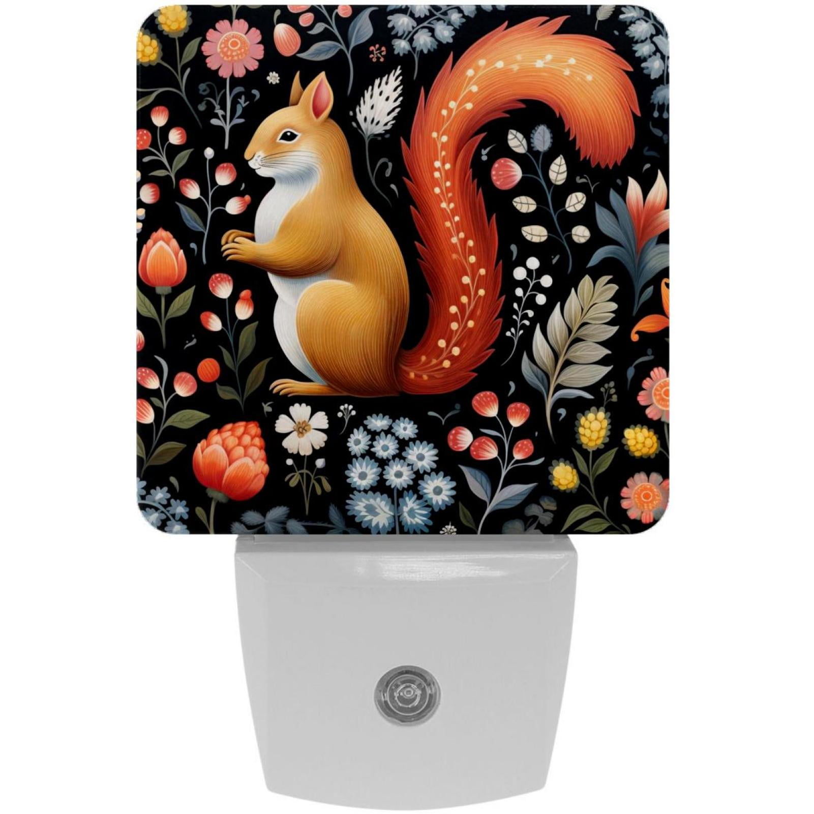 Squirrel LED Square Night Lights - Energy Efficient and Stylish Room ...