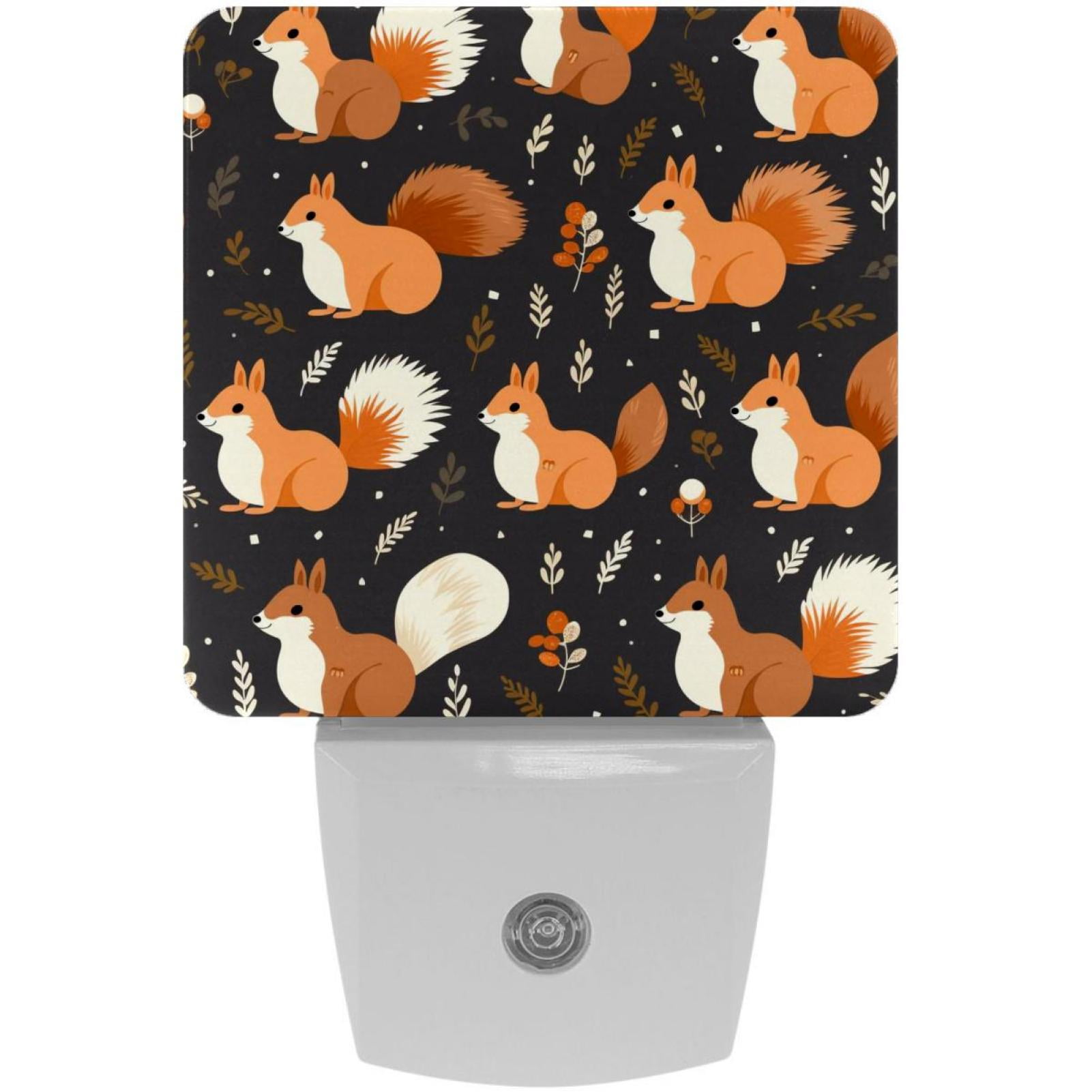 Squirrel LED Square Night Lights- Modern and Energy Efficient Bedside ...