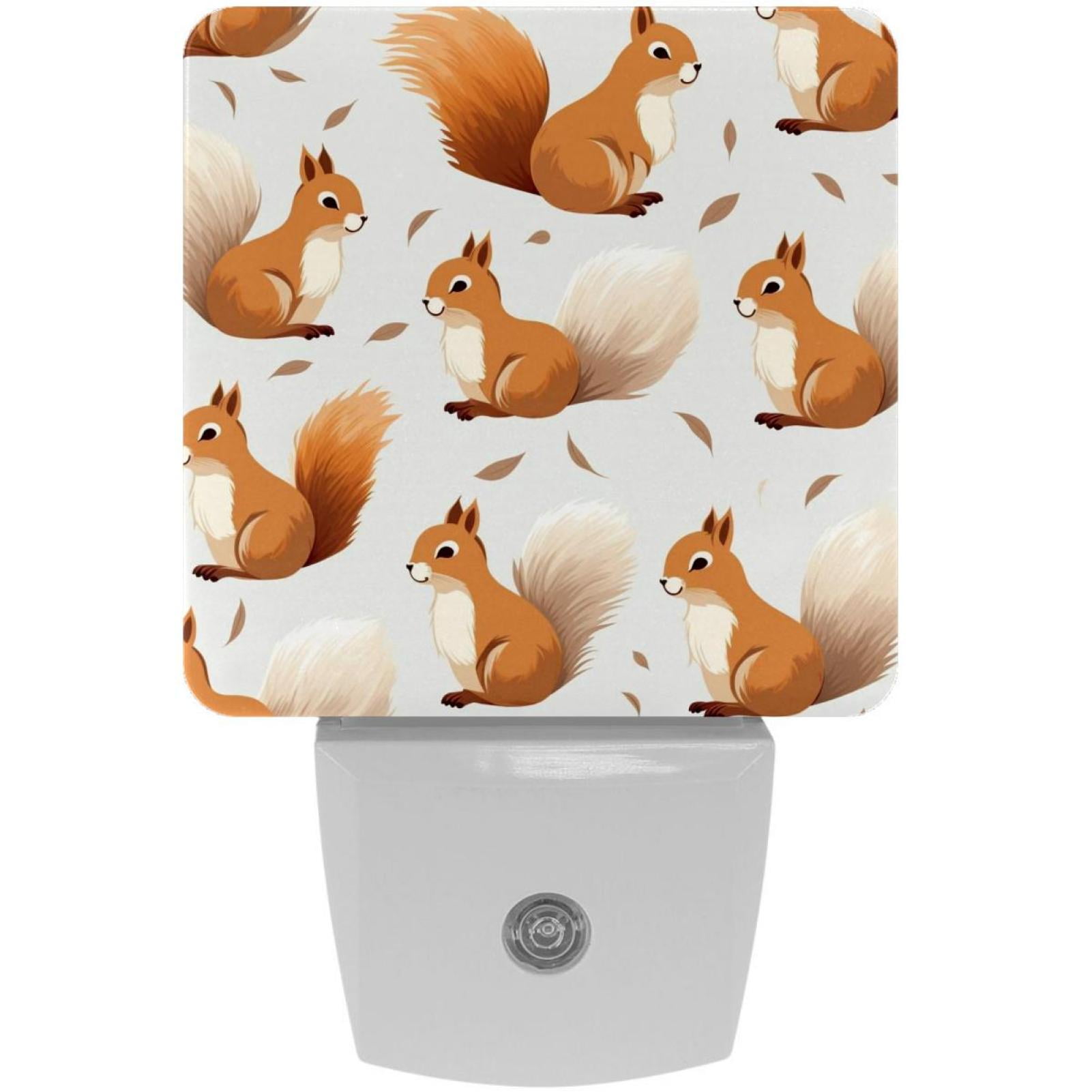 Squirrel LED Square Night Lights - Modern and Versatile Plug-in ...
