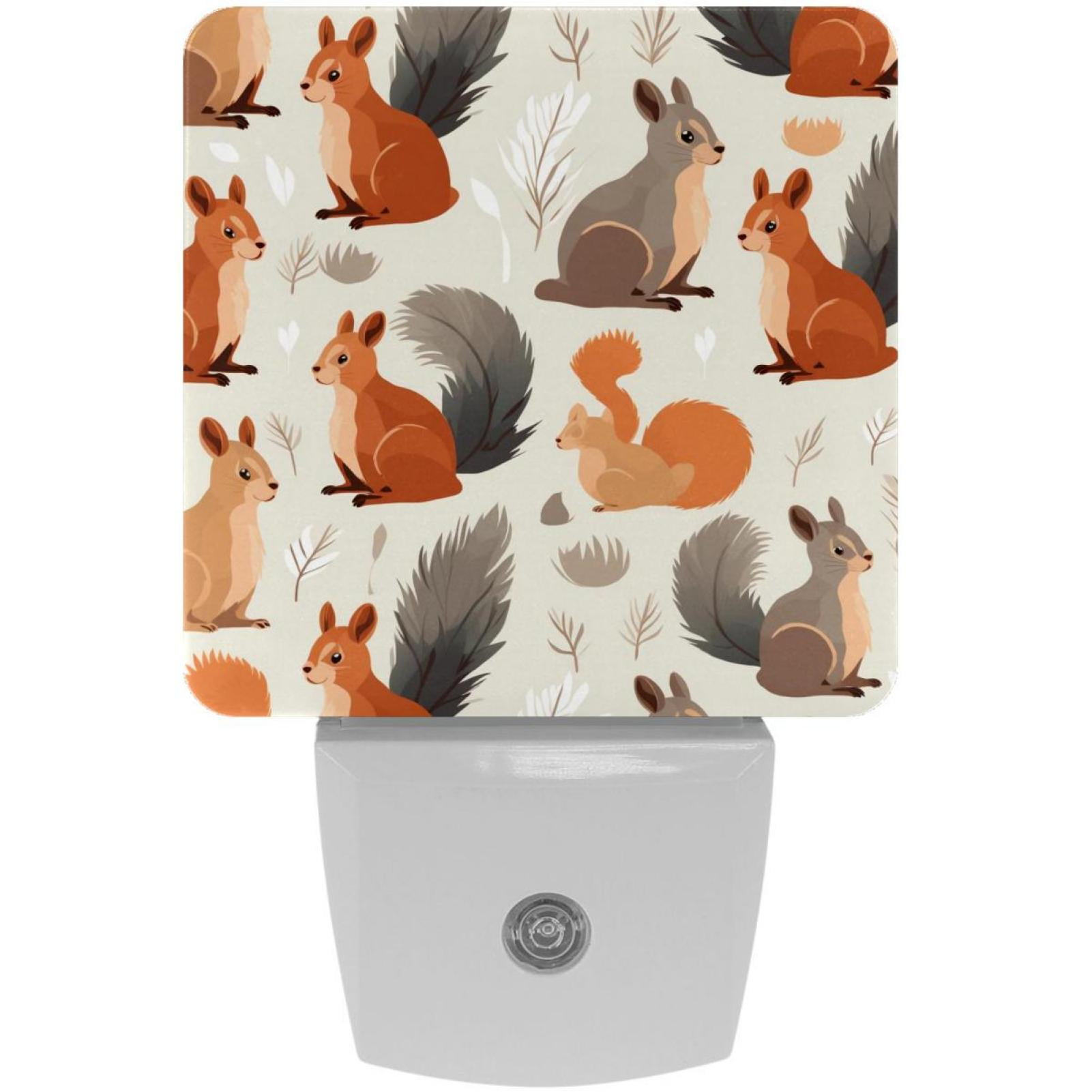Squirrel LED Square Night Lights - Modern and Versatile Plug-in ...