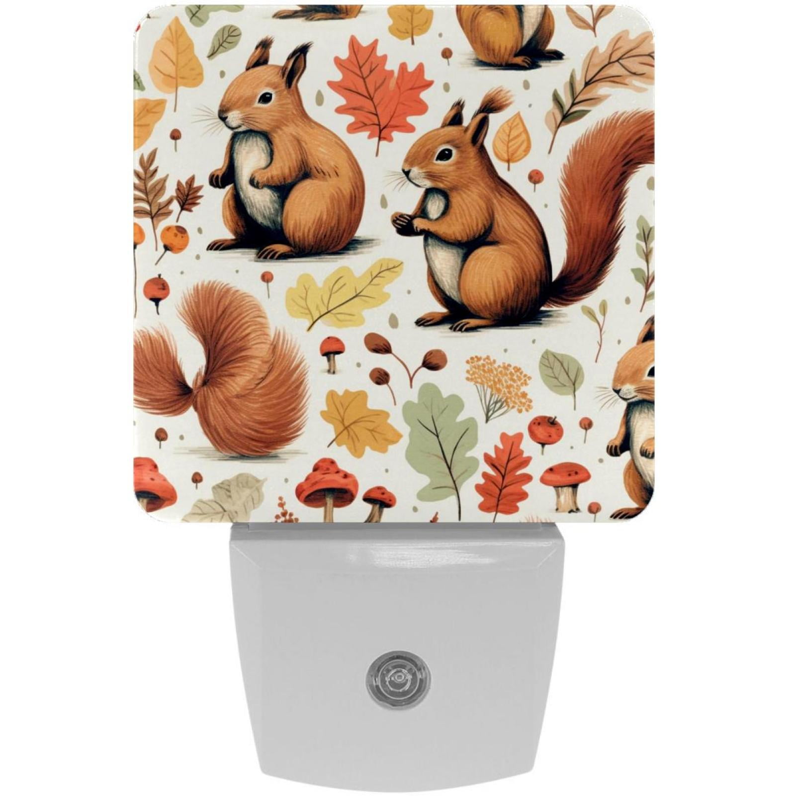 Squirrel LED Square Night Lights - Stylish and Convenient Illumination ...