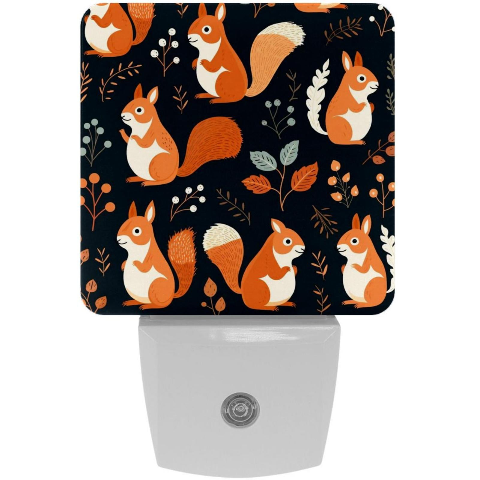 Squirrel LED Square Night Lights - Stylish and Energy-Efficient ...
