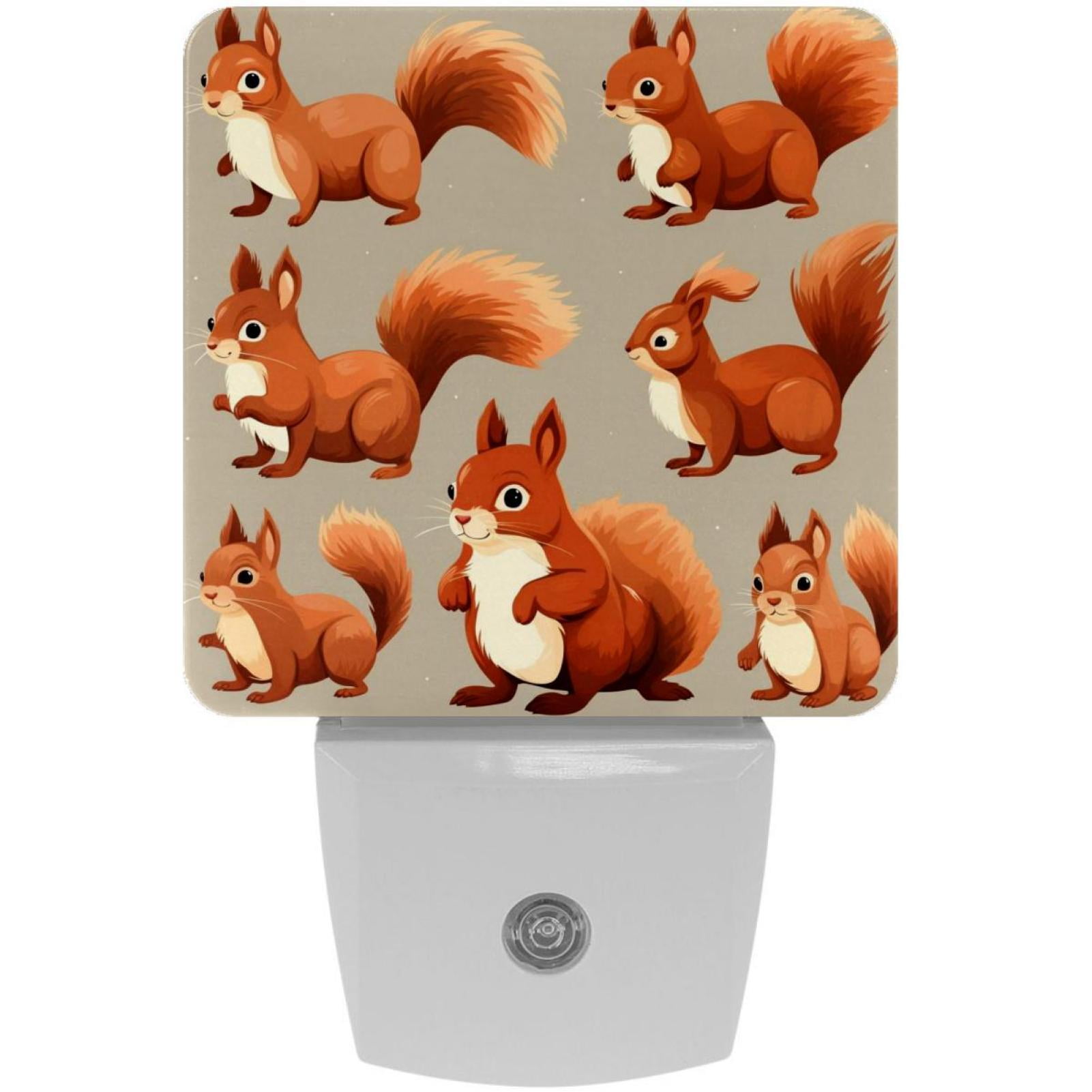Squirrel LED Square Night Lights - Stylish and Energy-Efficient ...