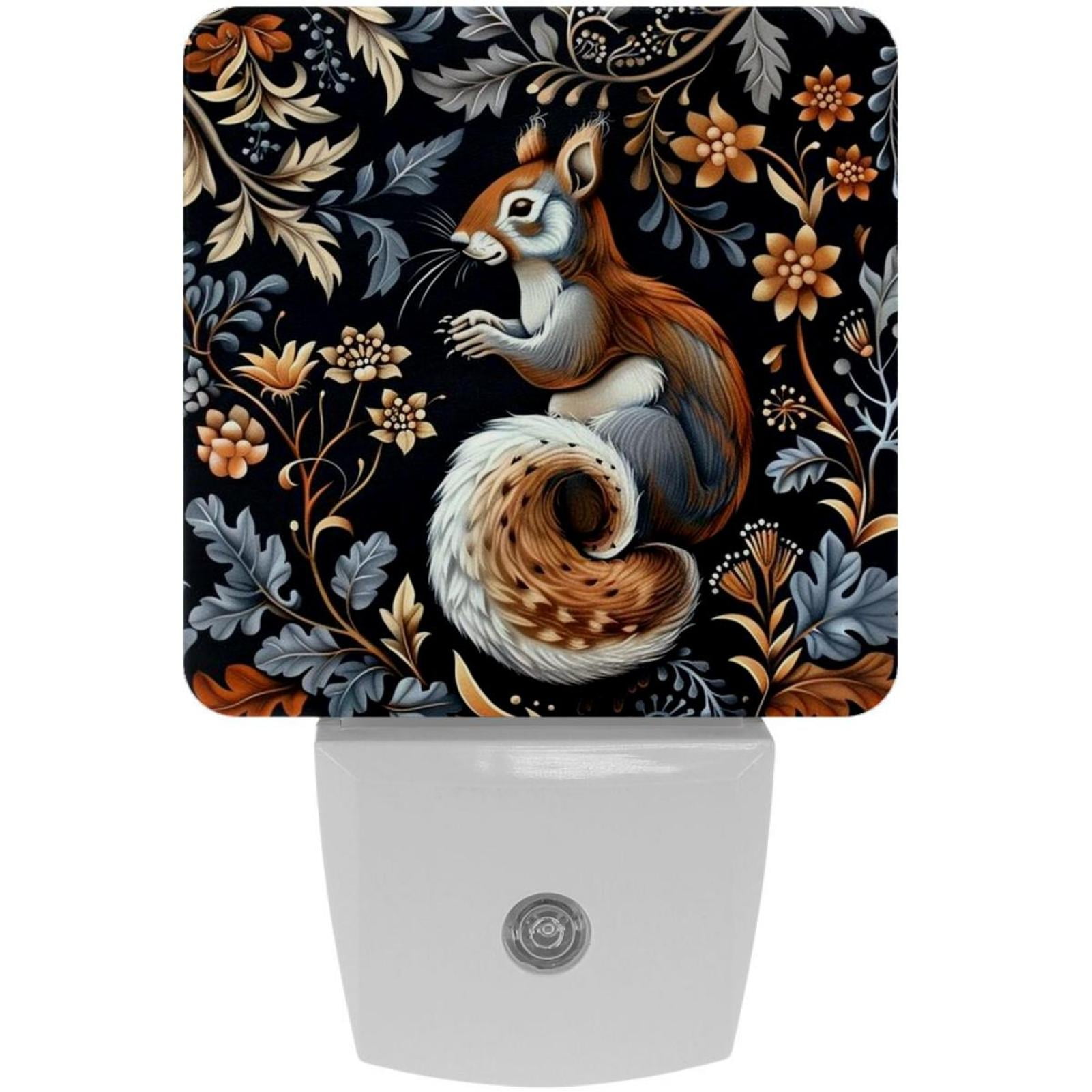 Squirrel LED Square Night Lights - Stylish and Energy-Efficient Room ...