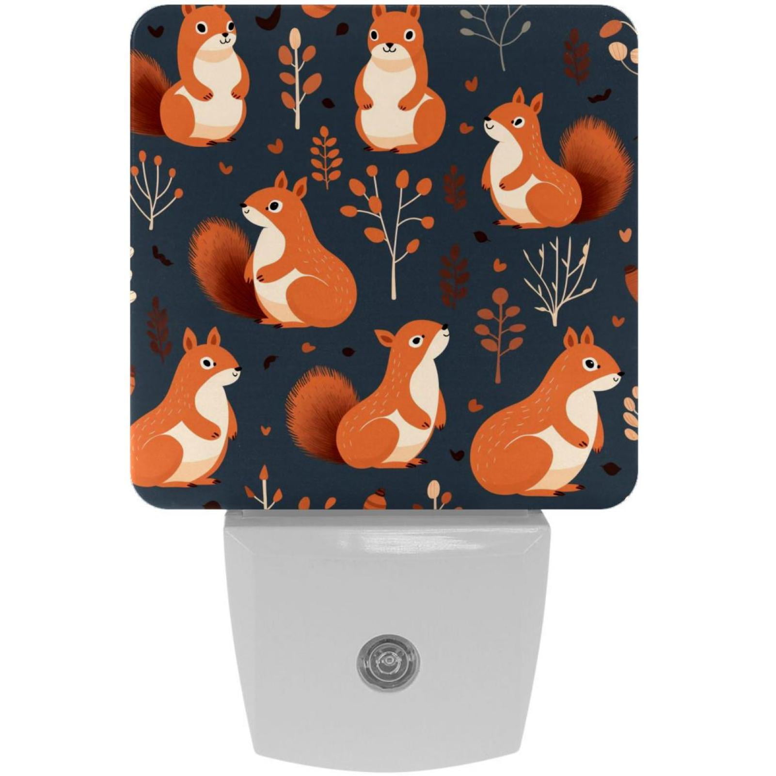 Squirrel LED Square Night Lights for a Bright and Stylish Ambiance ...