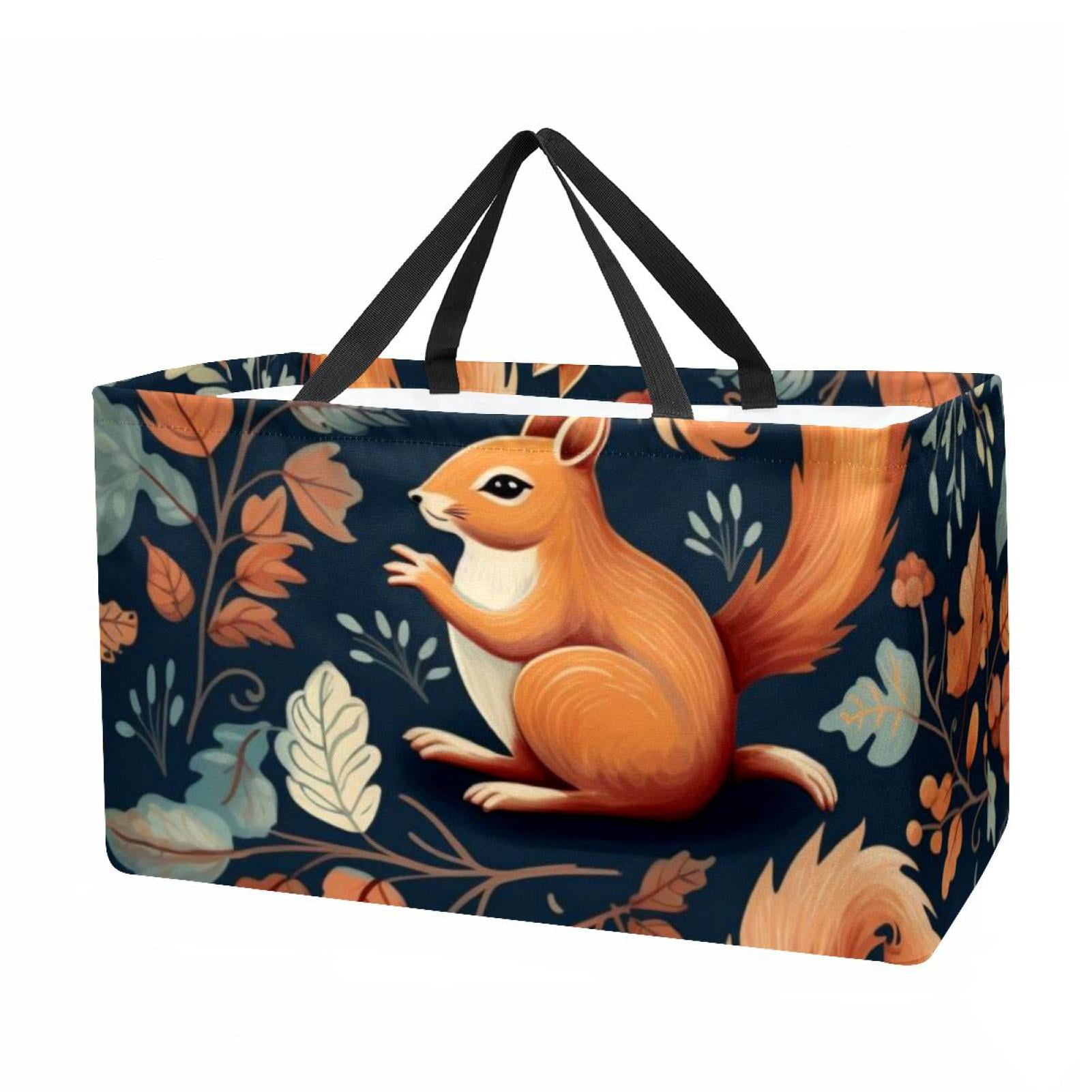 Squirrel Large Capacity Reusable Foldable Cube Organizer with Oxford ...