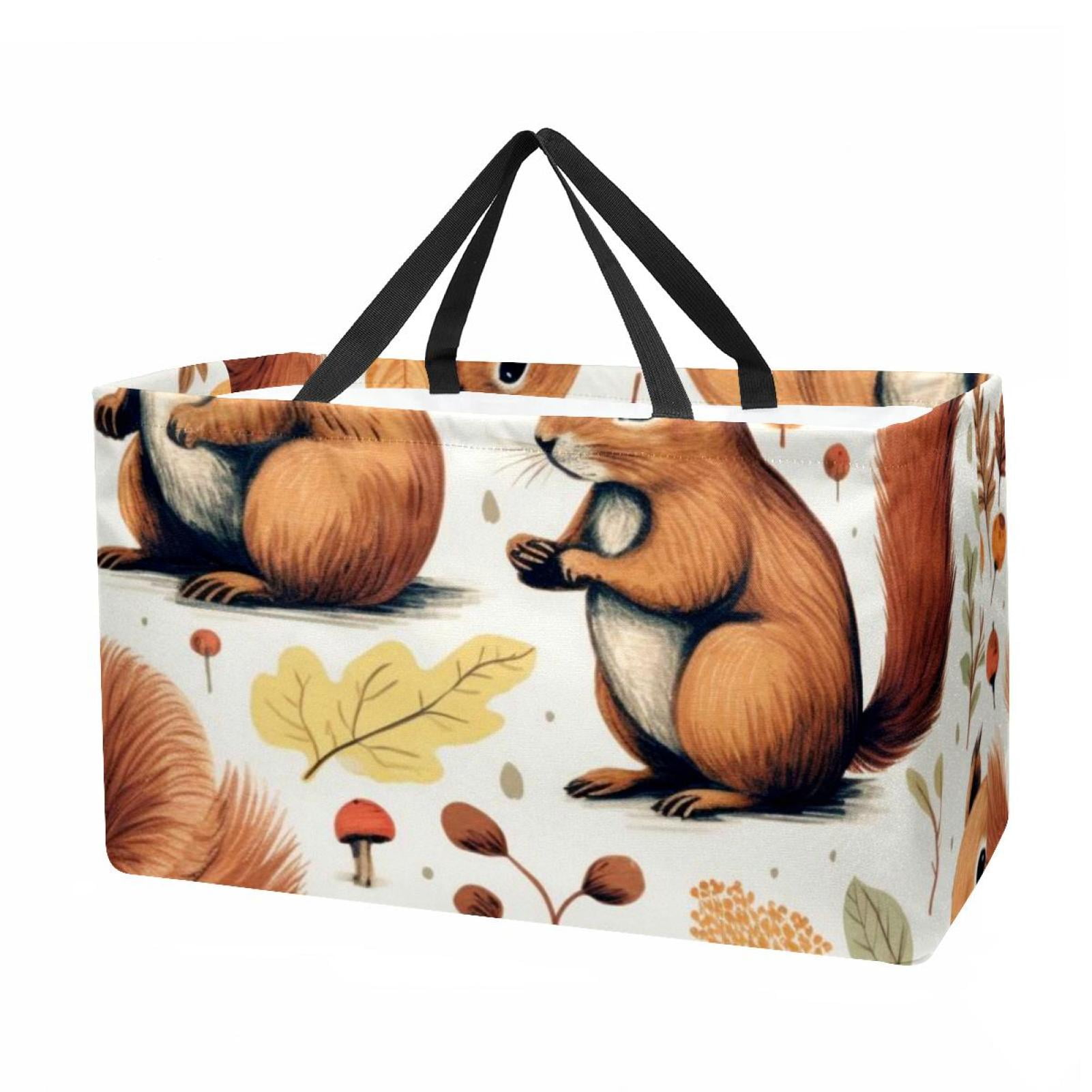 Squirrel Large Capacity Reusable Foldable Oxford Cloth Storage Bin ...