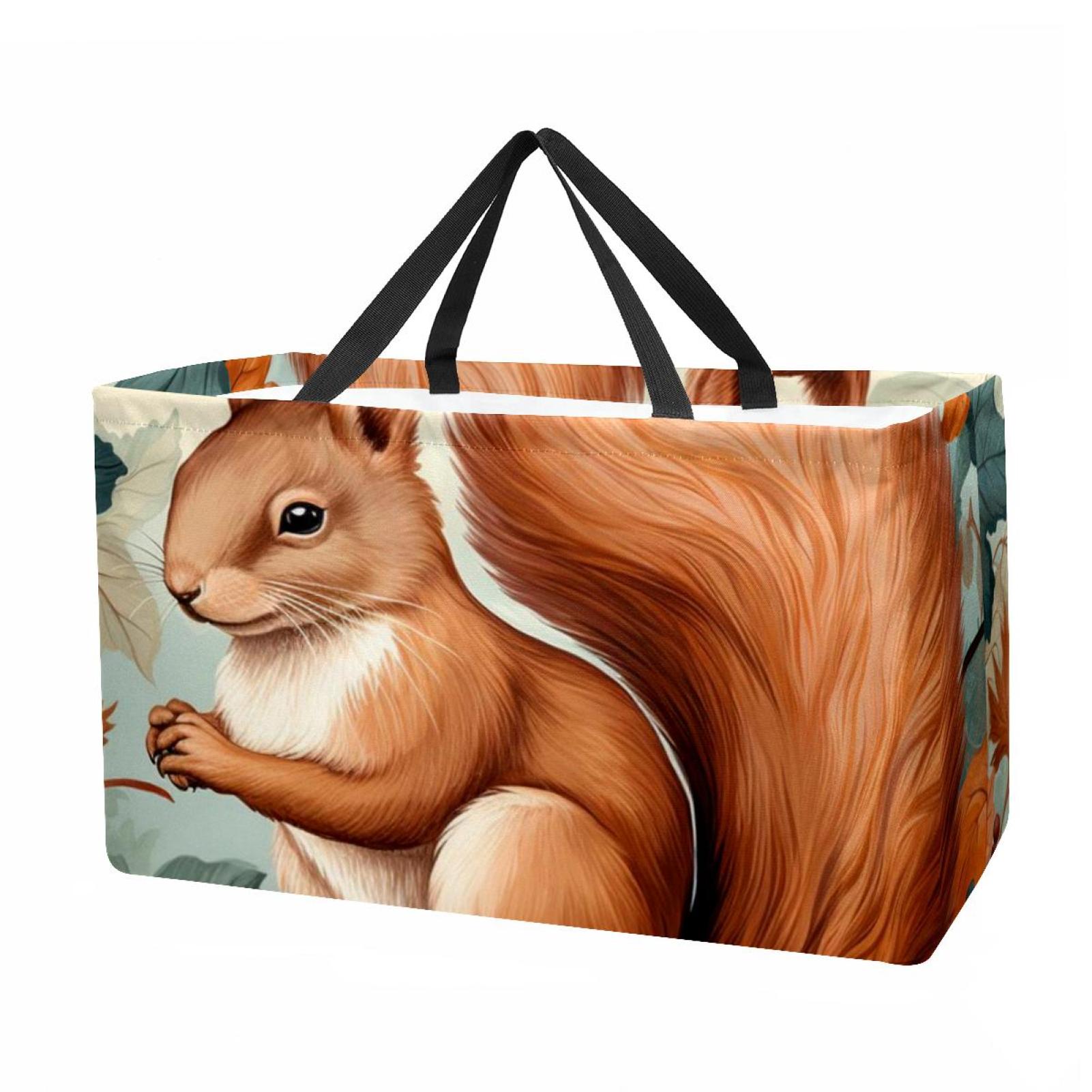 Squirrel Large Capacity Reusable Foldable Oxford Cloth Storage Bins ...