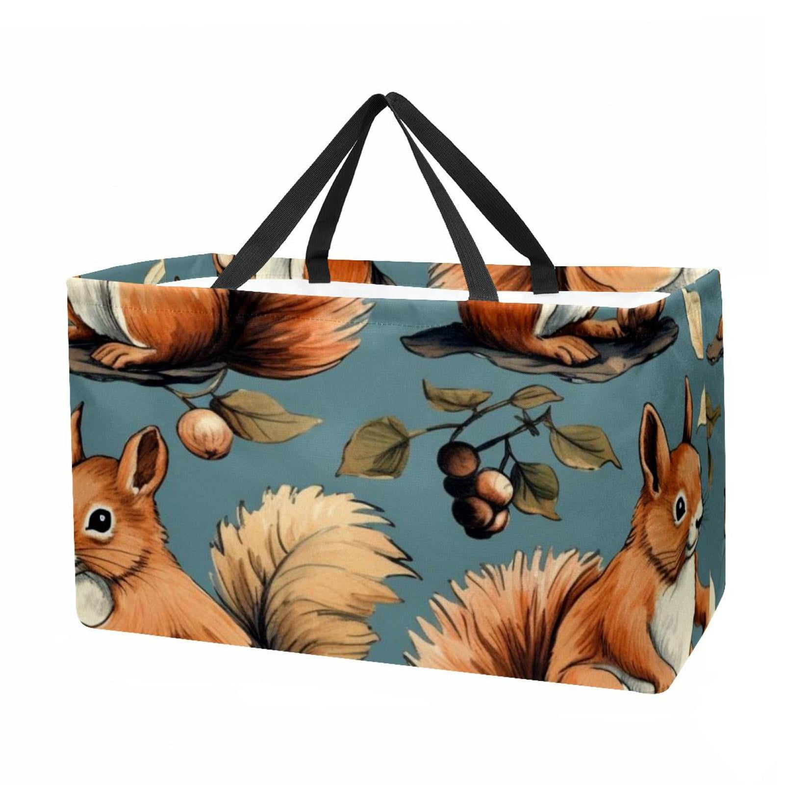 Squirrel Large Capacity Reusable Foldable Oxford Cloth Toy Basket ...