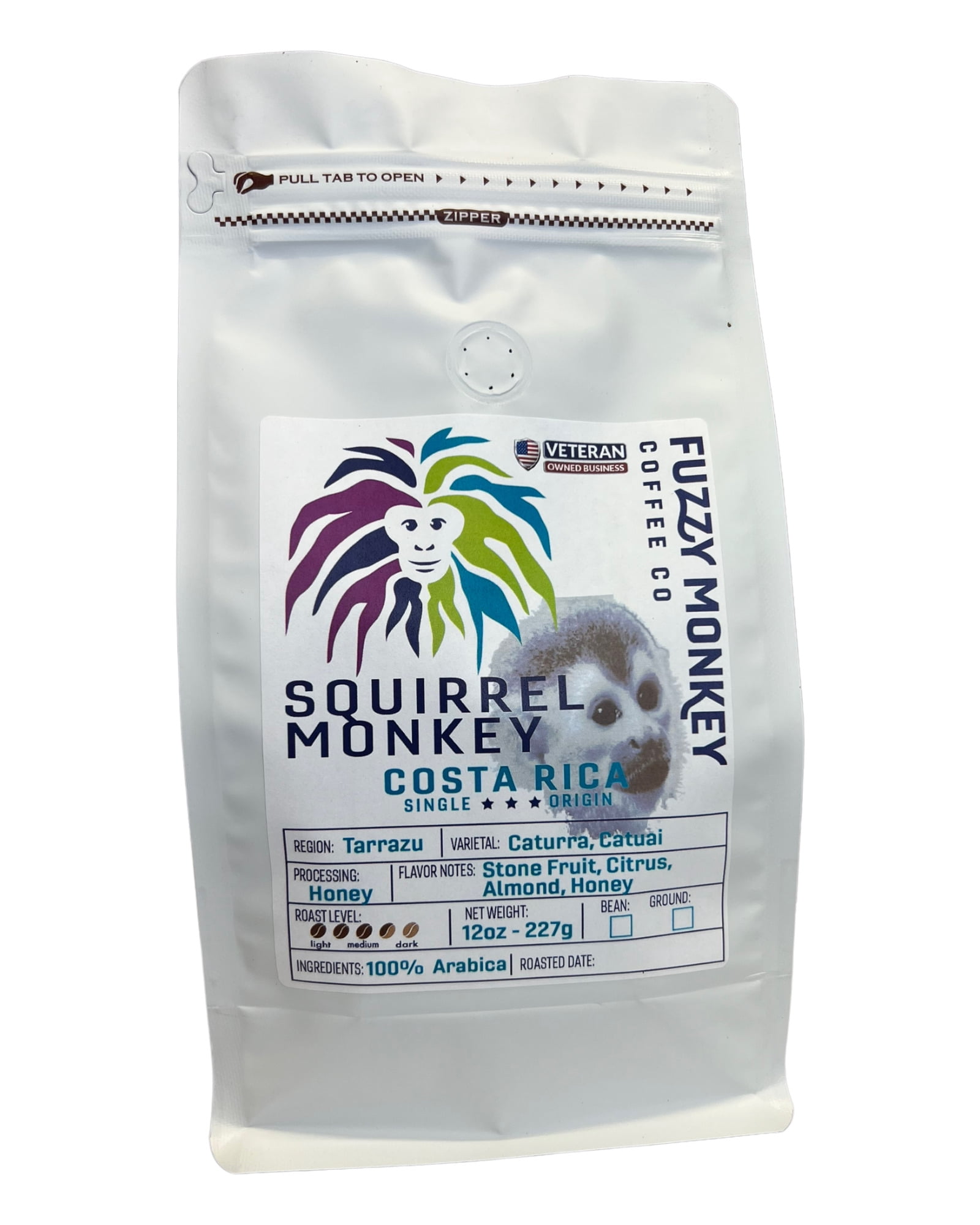 Squirrel Monkey - Costa Rica - Specialty Grade Coffee - City+ Medium ...
