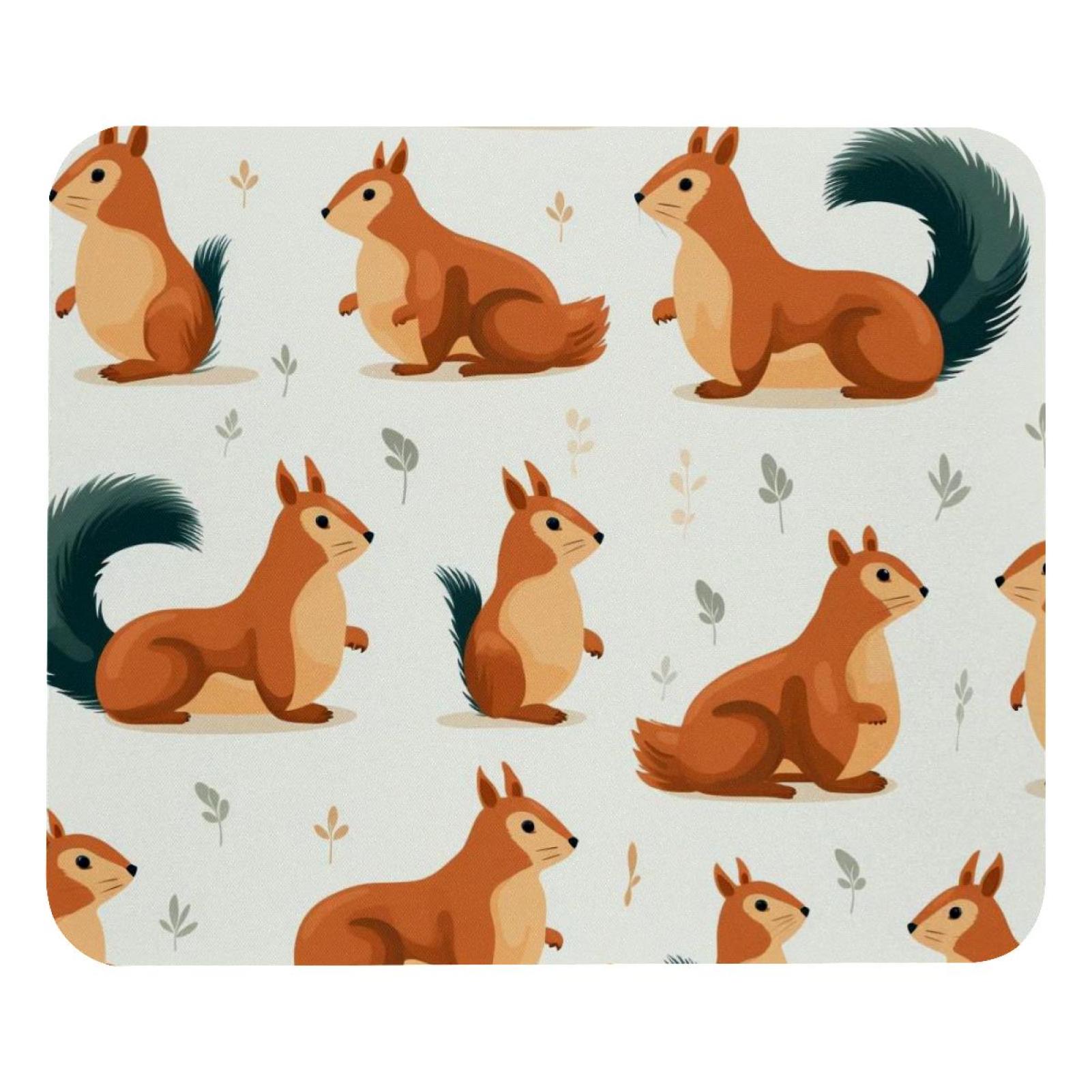 Squirrel Mouse Pad for Wireless Mouse Home Office Desk Laptop with ...