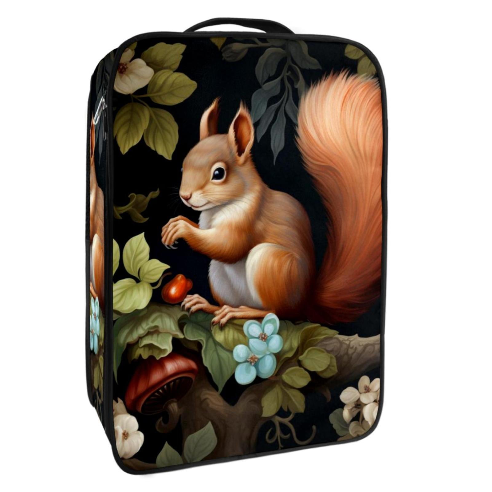 Squirrel Polyester Shoe Boxes Organizer, 23x31cm/9x12in Size for ...