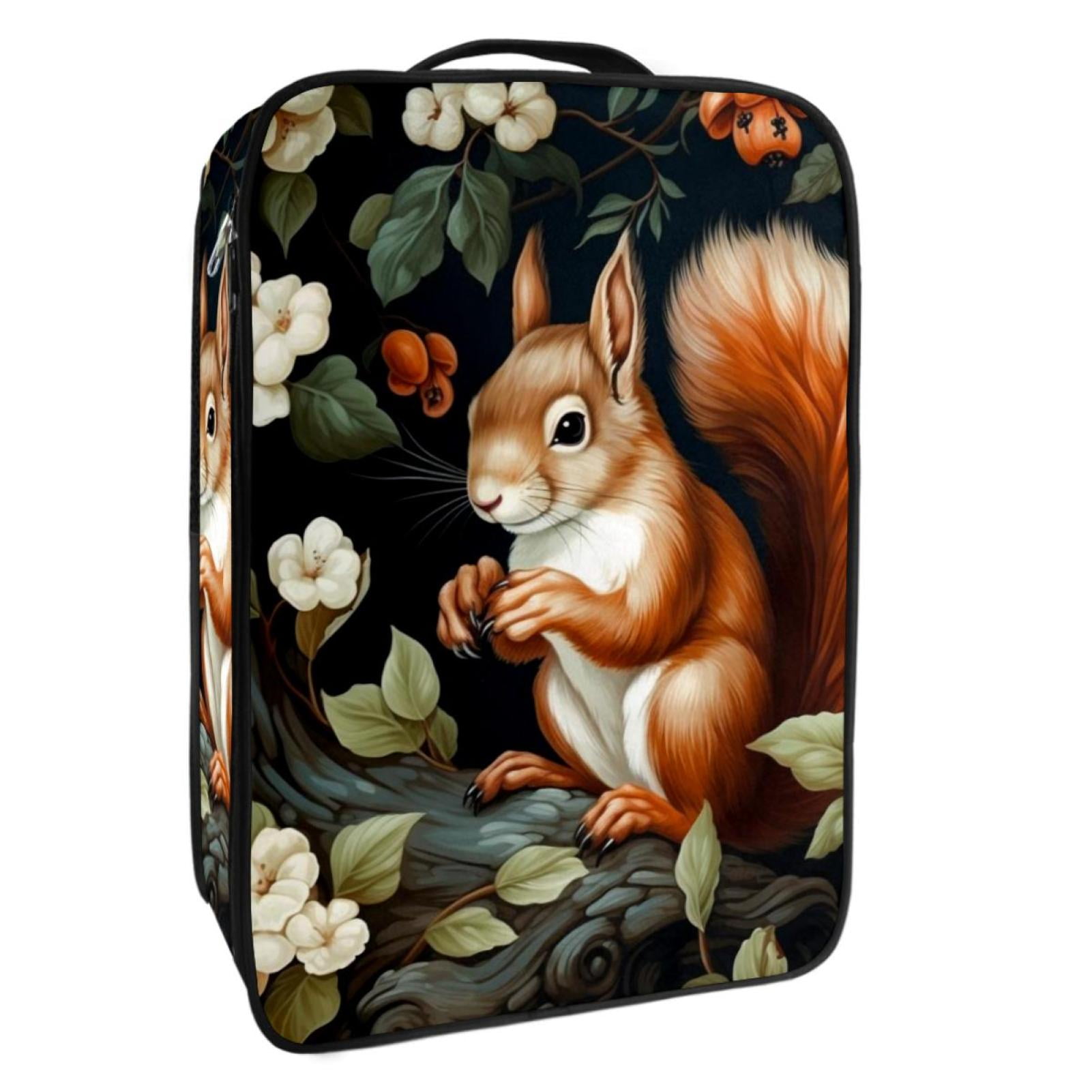 Squirrel Polyester Shoe Boxes Storage Organizer Containers, 23x31cm ...