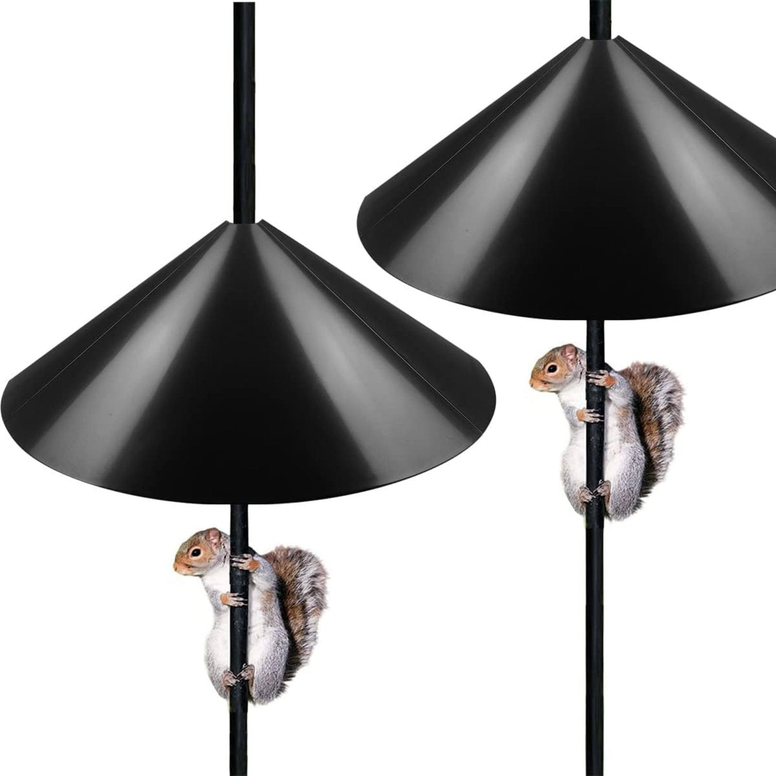 Squirrel Proof Baffle, 19-inch Wide Squirrel Guard Stopper for Outdoor ...