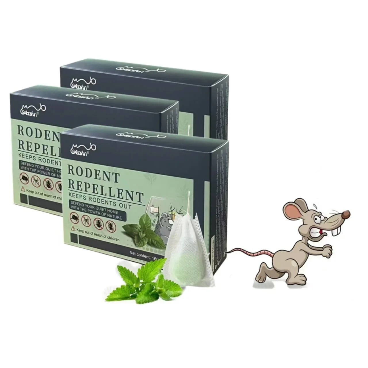 Squirrel Repellent Outdoor Rat Repellent - Mouse Repellent Pouches ...