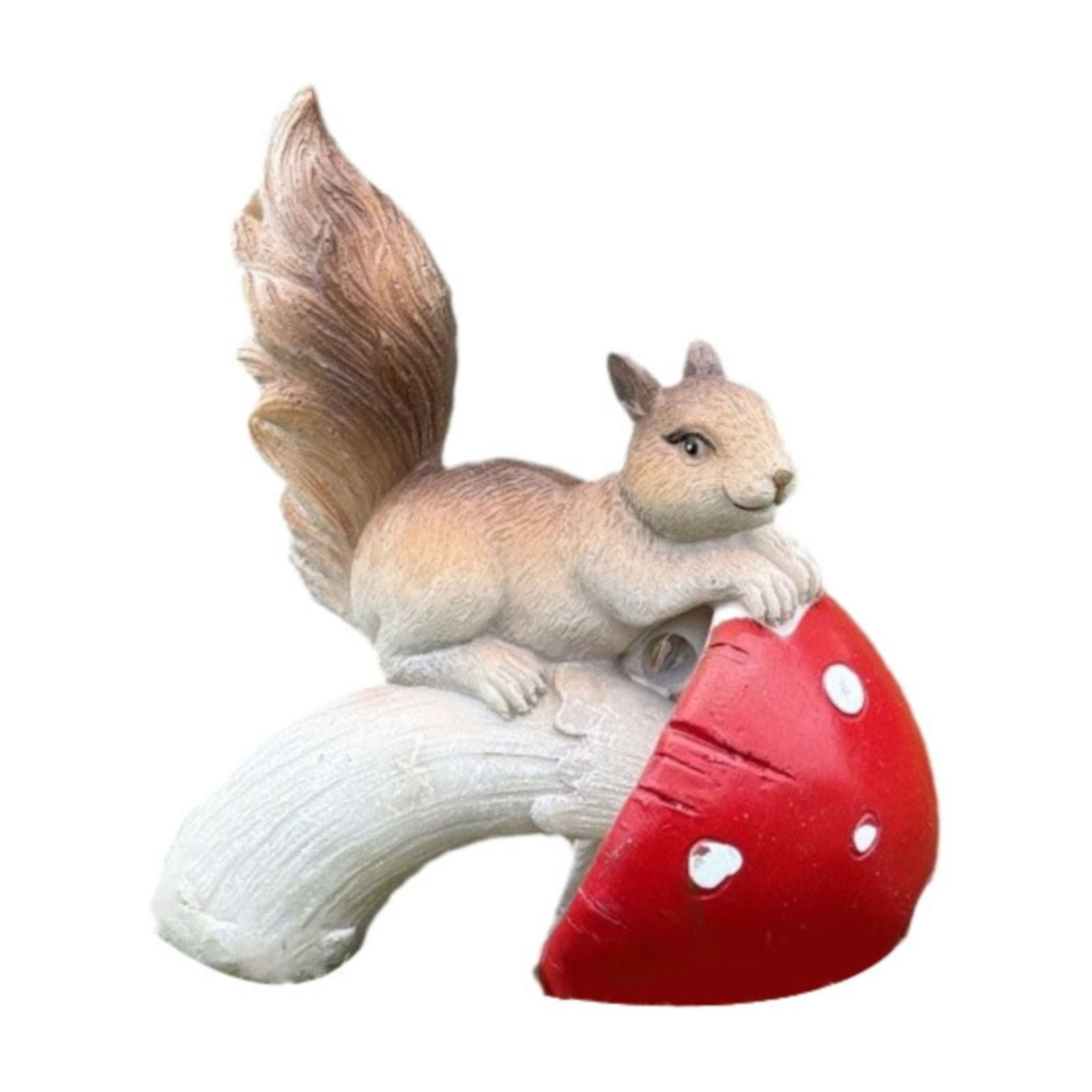 Squirrel Resin Statue Garden Squirrel Statues Resin Animal Figurines ...