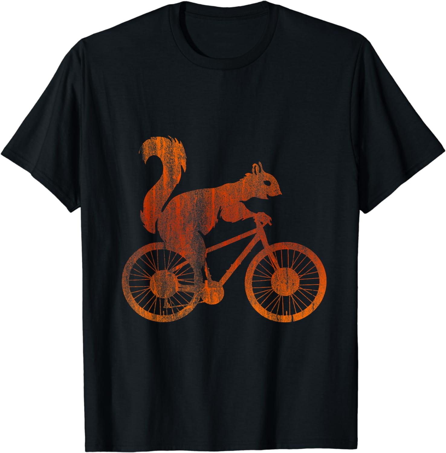 Squirrel Riding A Bicycle Vintage Bike Squirrel T-Shirt - Walmart.com