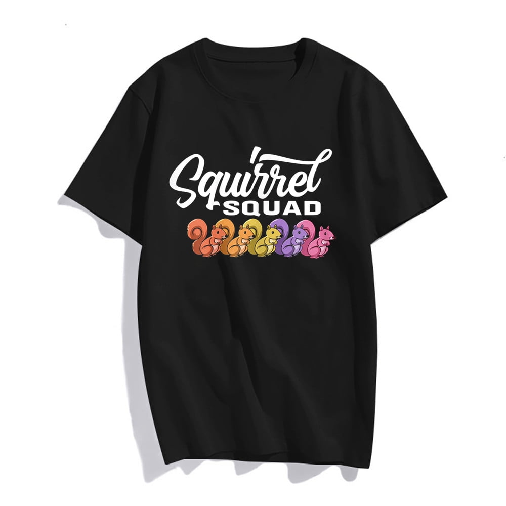 Squirrel Squad Cute Squirrel T-Shirt - Walmart.com