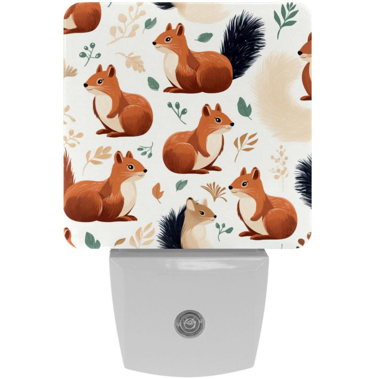Squirrel Square LED Night Lights - Small, Portable Lighting for Any ...