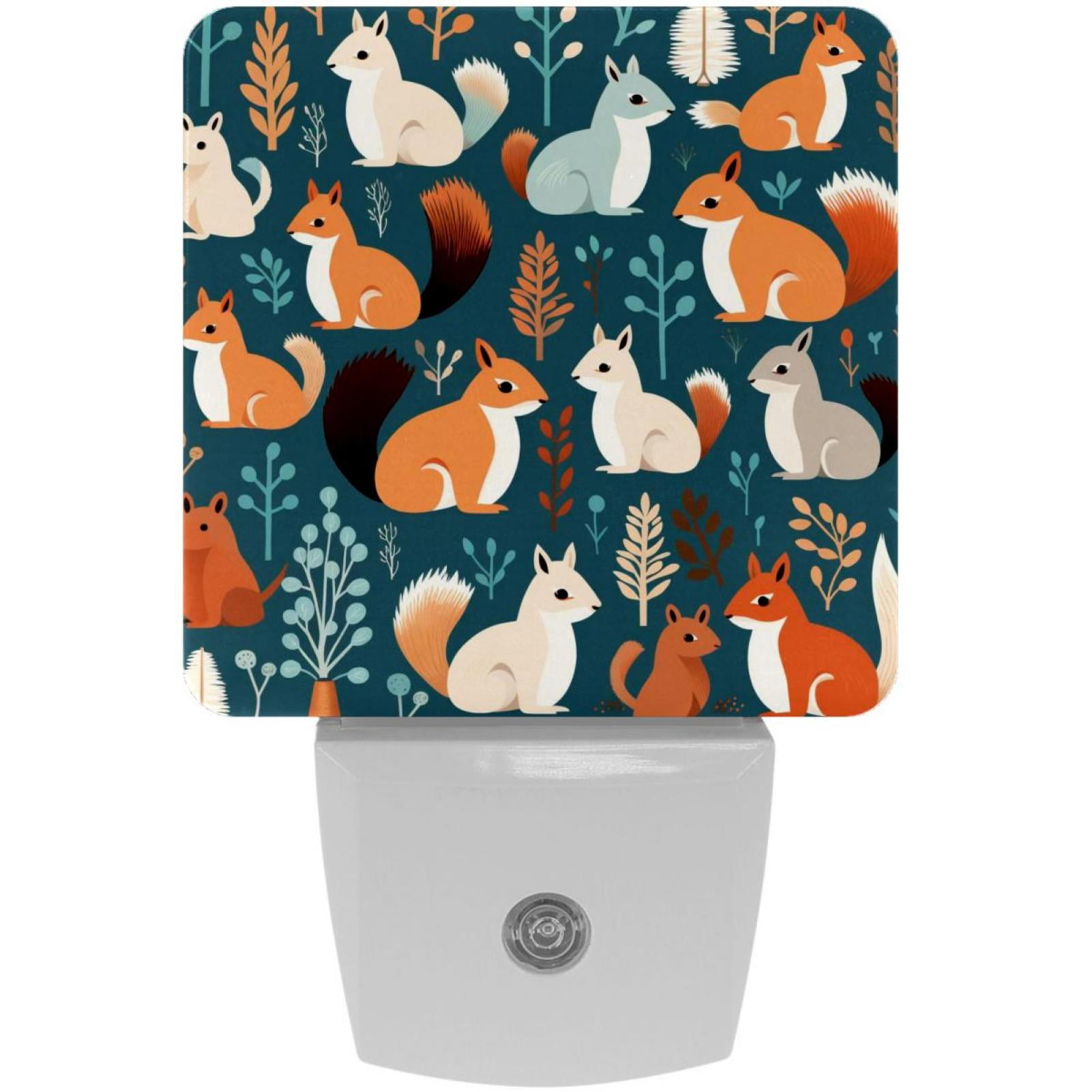 Squirrel Square LED Night Lights - Small, Portable Lighting for Any ...