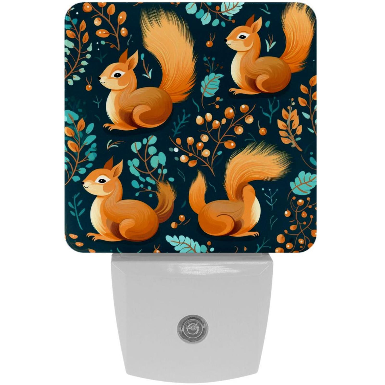 Squirrel Square LED Night Lights - Small, Portable Lighting for Any ...