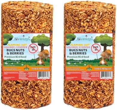 Squirrel Stopper Bugs Nuts & Berries Small Cylinder 1.5lbs (2-Pack ...