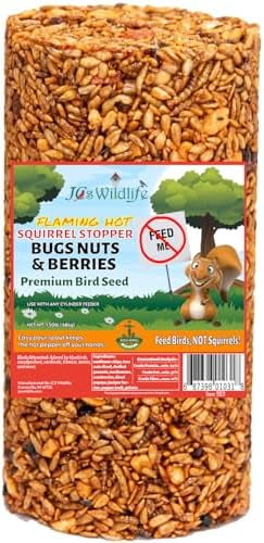Squirrel Stopper Bugs Nuts & Berries Small Cylinder 1.5lbs - Walmart.com