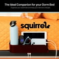 Squirrel Bedside Perch | USB Charging Dorm and Home Bedside Caddy, Bed ...