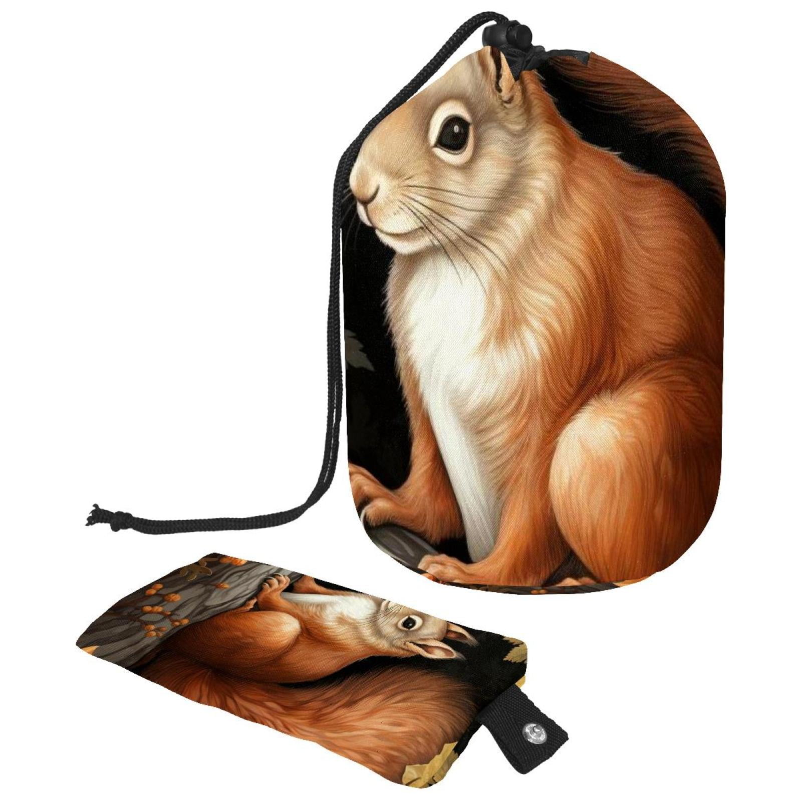 Squirrel Travel-Friendly Portable Mesh Shower Bags with Drawstring ...