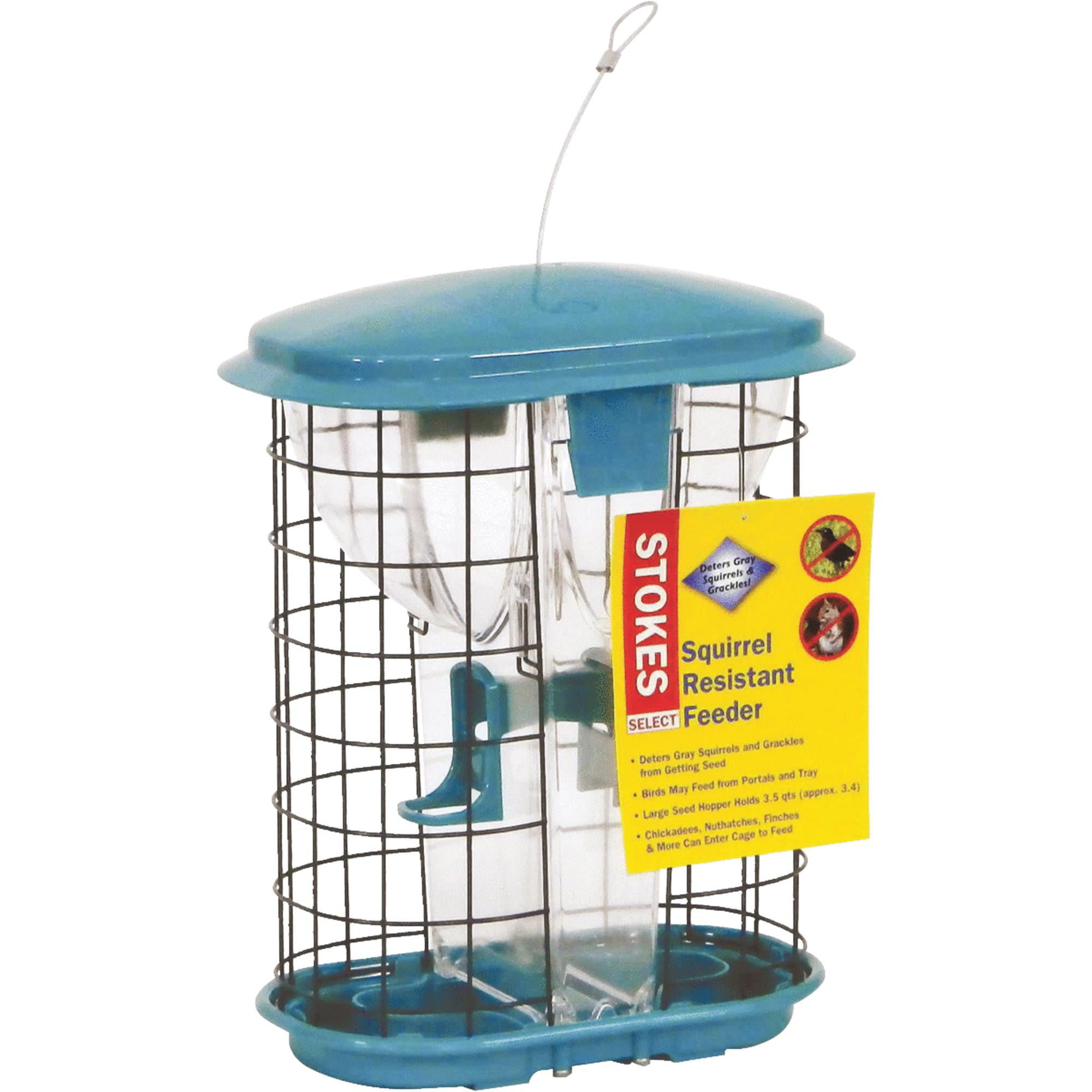 Squirrel-X Teal Plastic Wire Cage 3.4 Lb. Capacity Squirrel Resistant ...